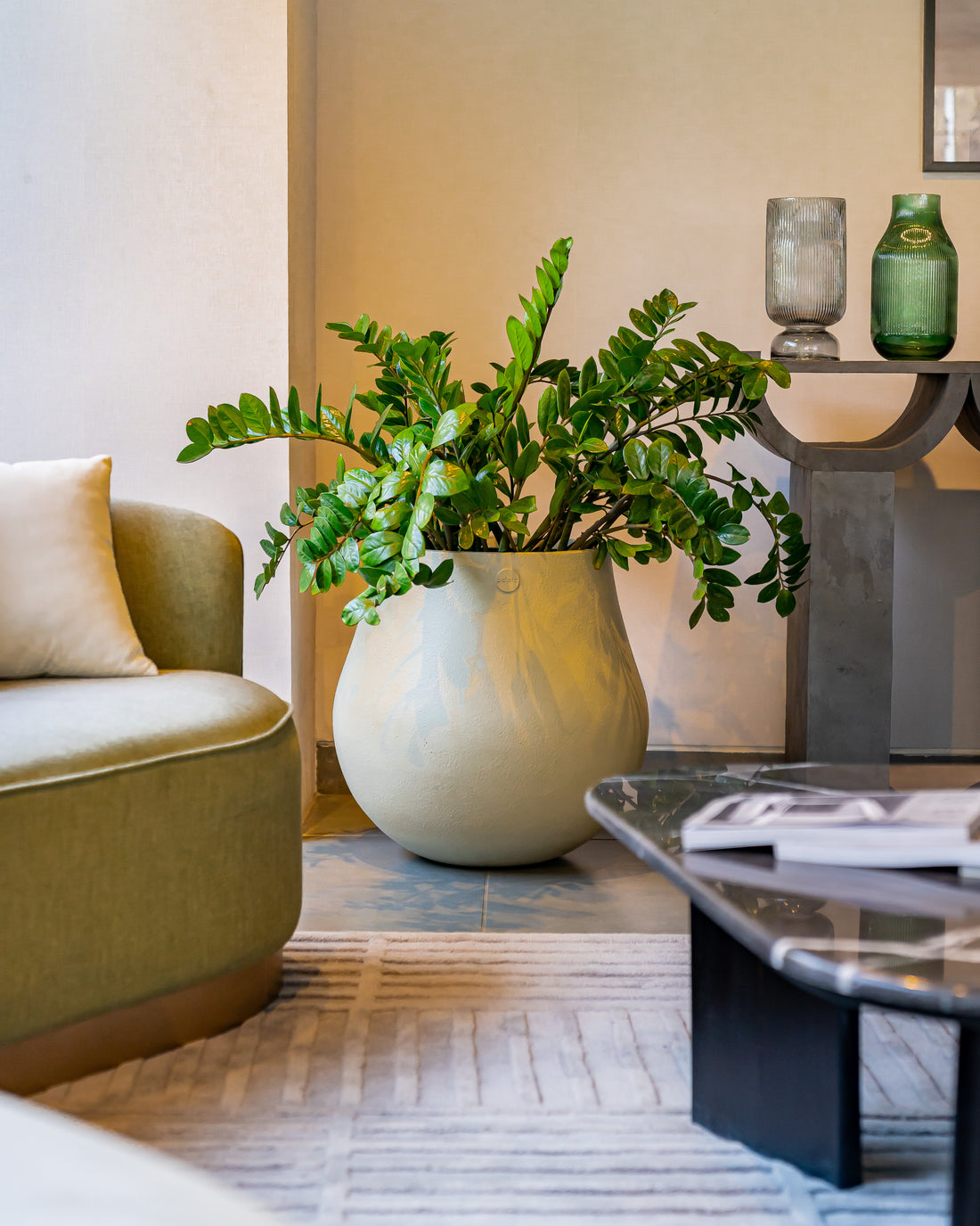Yara Large Round FRP Planter Pot | Studio Palasa online