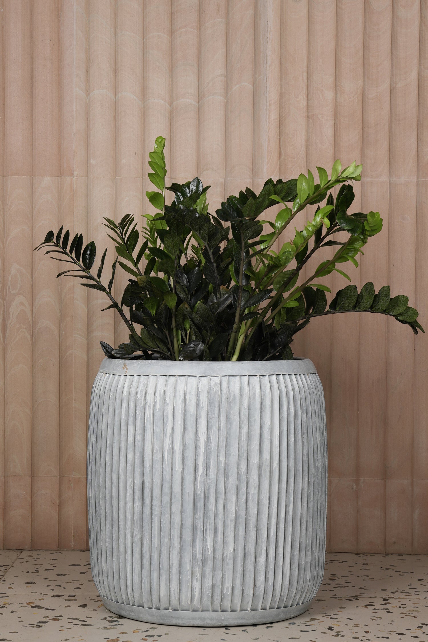 Stripes Metal Planter | Palasa Planters Pots